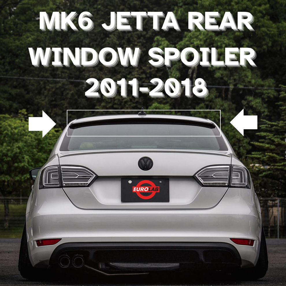 VW Jetta mk6 ABS Rear Spoiler - Aerodynamic Upgrade